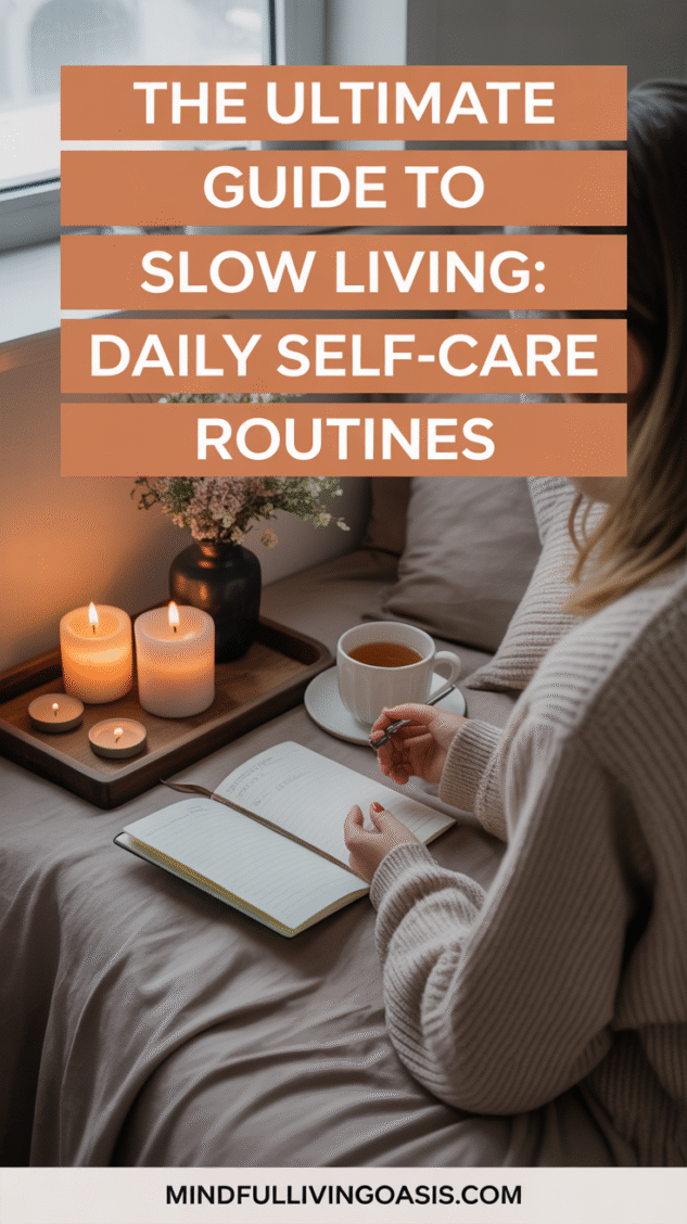 Slow Living In Everyday Life : The Ultimate Self-care Routine Guide ...