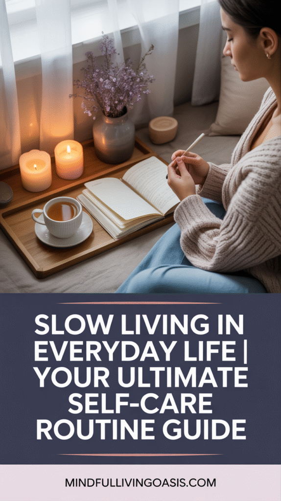 Slow Living In Everyday Life : The Ultimate Self-care Routine Guide ...