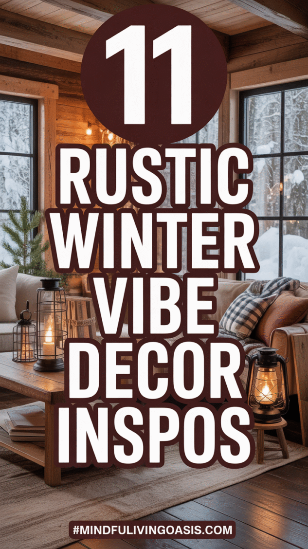 11 Rustic Winter Vibe Decor Inspirations for a Cabin-chic Look You’ll ...