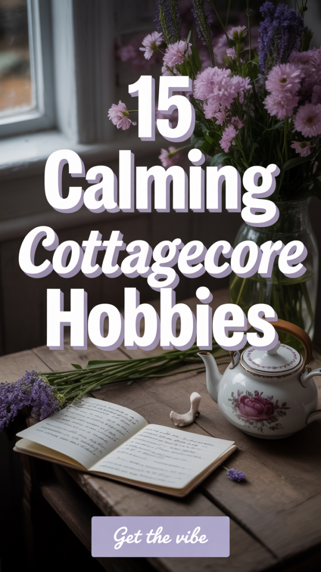 15 Calming Cottagecore Hobbies For Your Dreamboard That Are Simple and ...