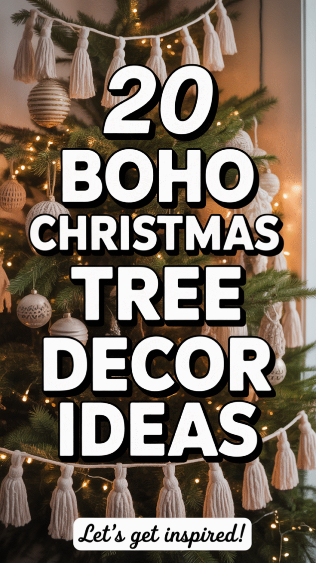 20 Boho Christmas Tree Decor Ideas for a Cozy Christmas – Stylish ...
