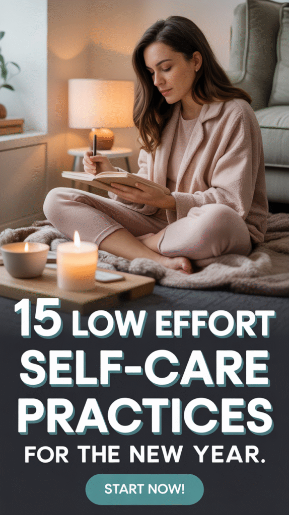 15 Low-effort Self Care Practices for a More Intentional Year You’ll ...