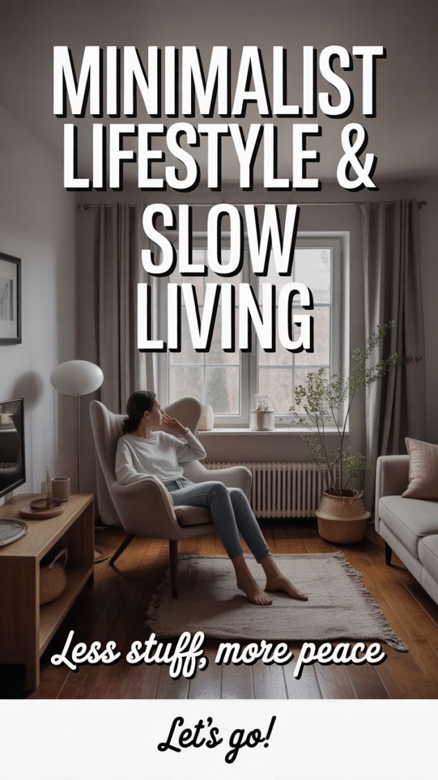 Minimalist Lifestyle & Slow Living: Less Stuff, More Peace – Cozy Home ...