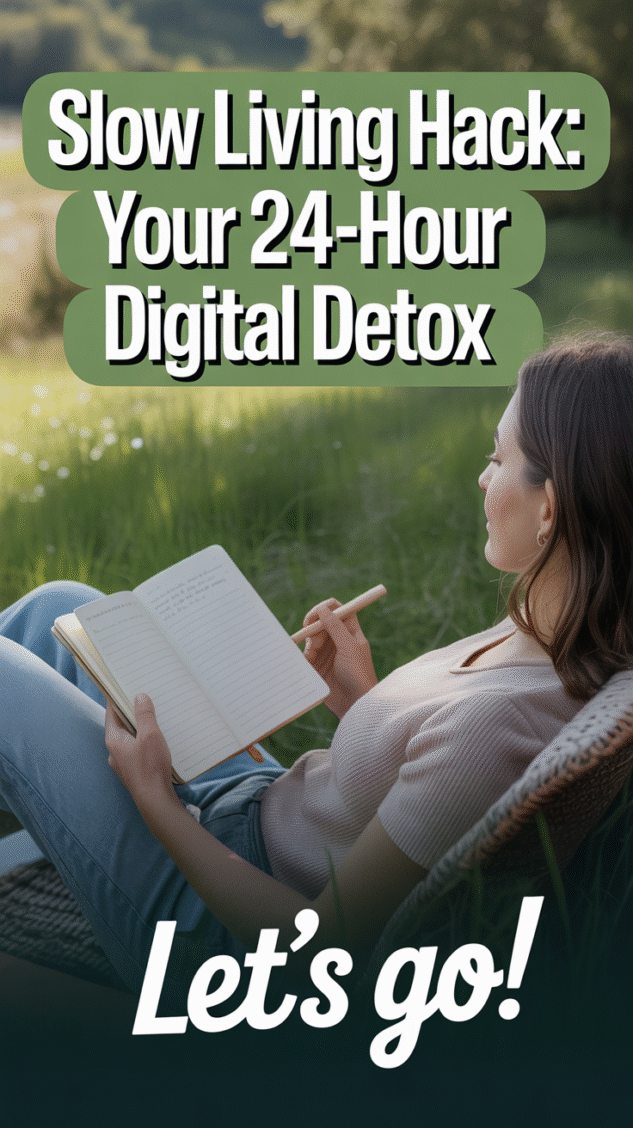 Slow Living Hack: The 24-hour Digital Detox That Actually Sticks – Cozy ...