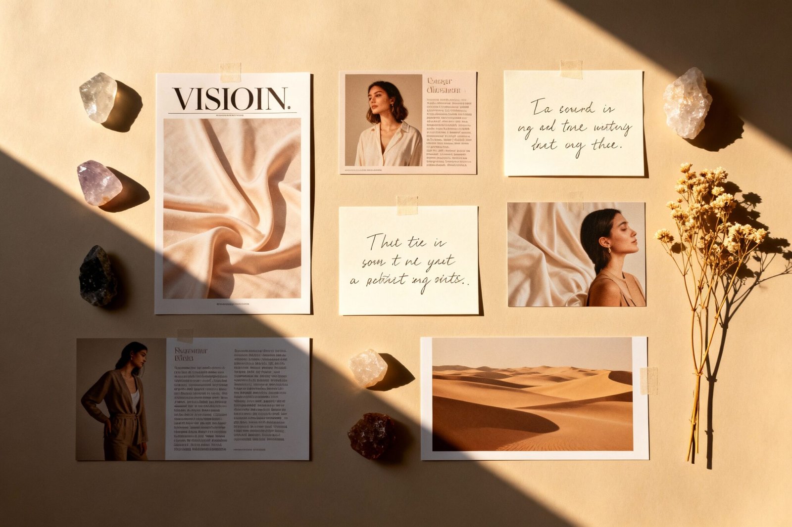 Vision Board Inspo For Manifesting Inner Peace And Aligned Goals – Cozy ...
