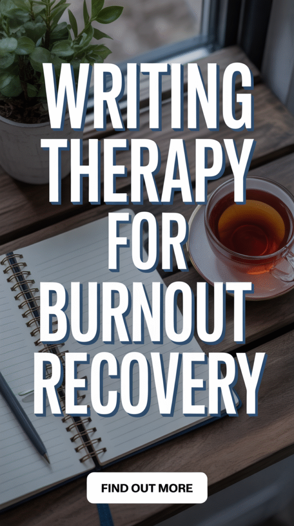 Writing Therapy Exercises For Burnout Recovery – Cozy Home Oasis