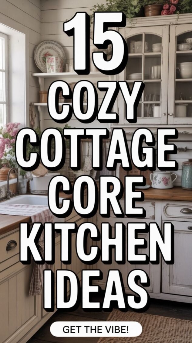 15 Cozy Cottage Core Kitchen Ideas That Bring Vintage Country Charm to ...