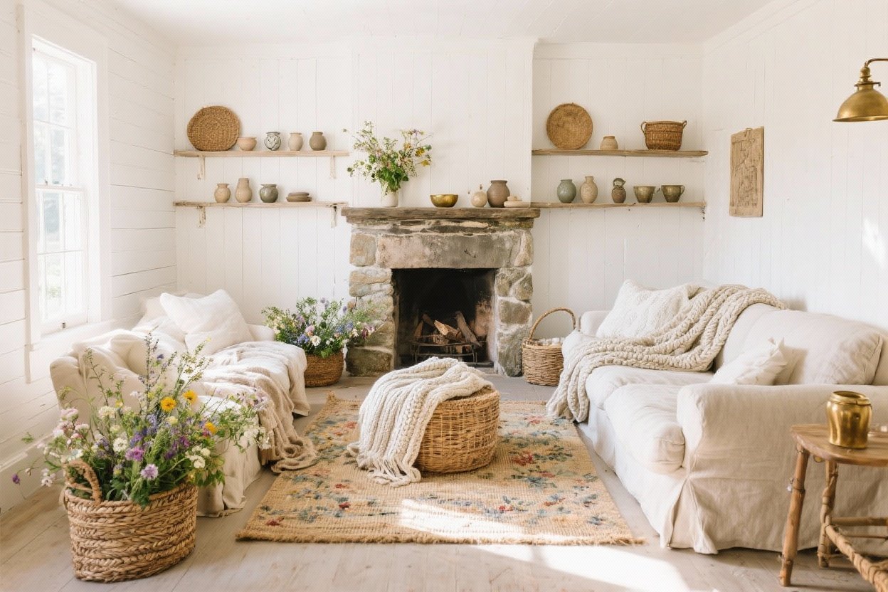 10 Simple Living Secrets to Create a Cozy House Aesthetic With Cottage ...