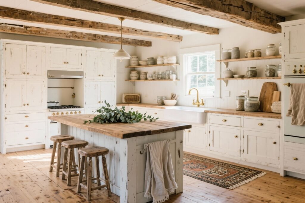 15 Vintage Farmhouse Kitchen Ideas You’ll Love for Rustic Everyday ...