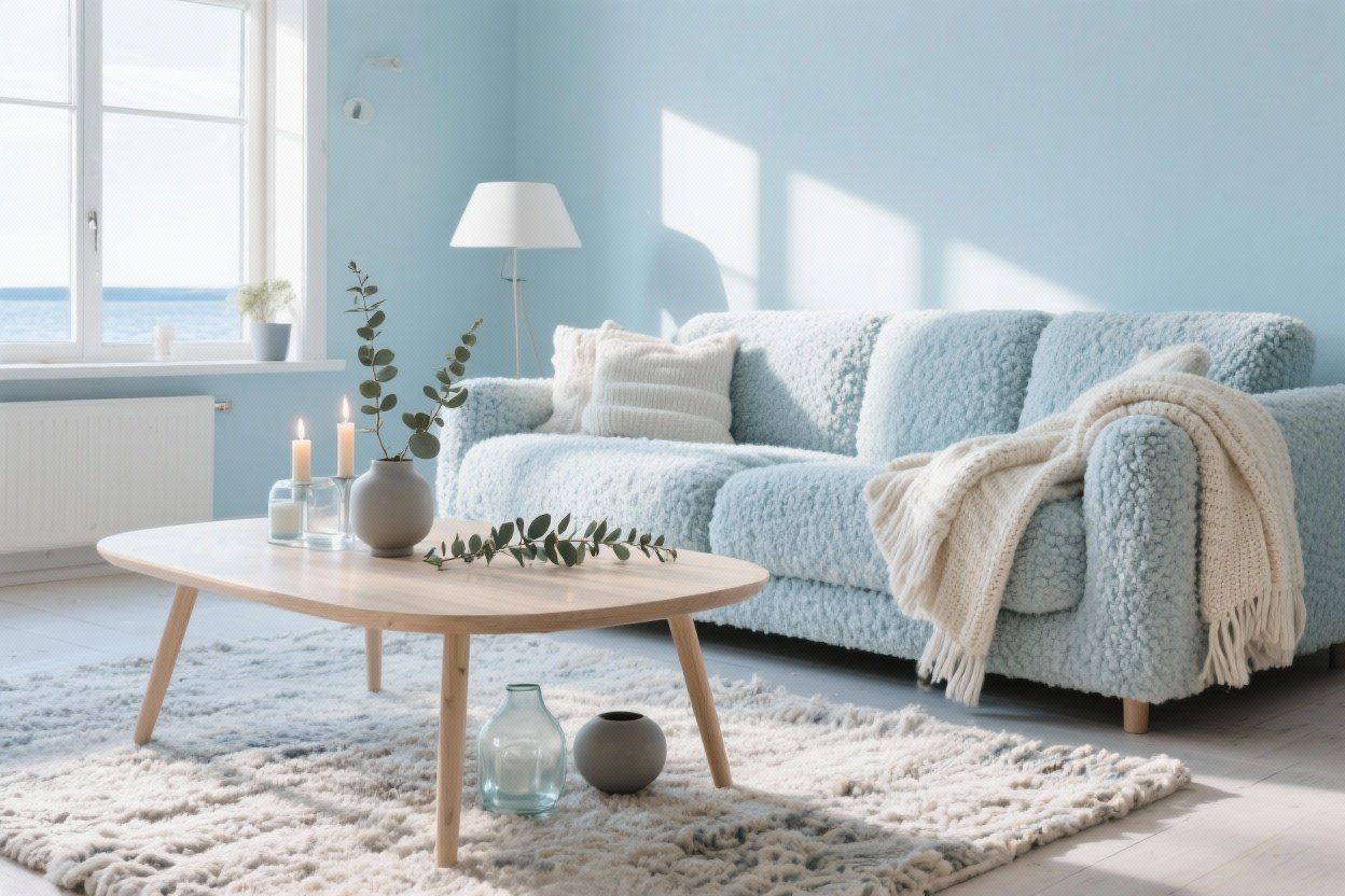 7 Icy Blue Living Room Ideas| Cozy Hygge Decor for Daily Calm You’ll ...