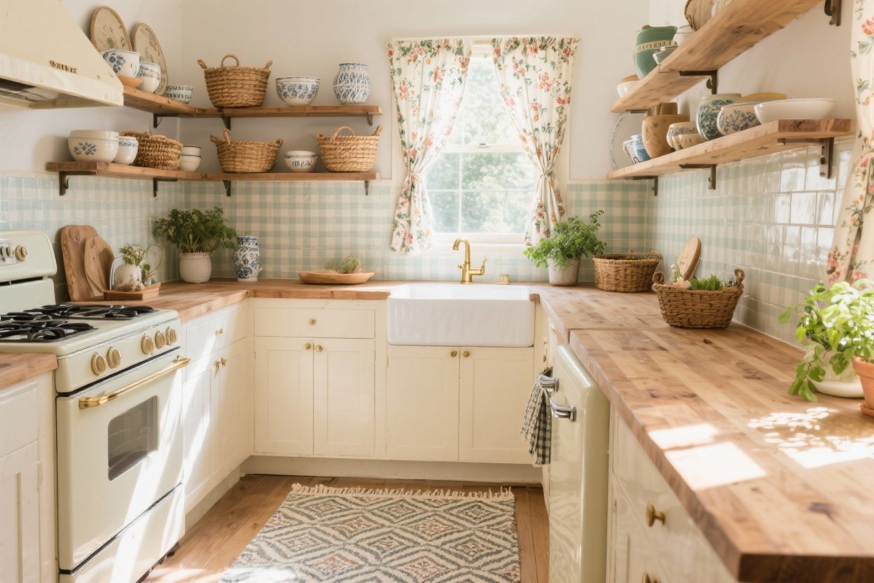 Cottagecore Kitchen Ideas for Renters: 9 No‑paint Hacks You’ll Love ...