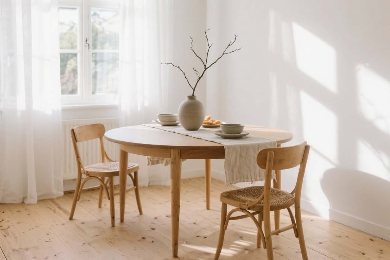 Dining Room Decor Ideas: 7 Light Wood Scandinavian Tables That Make ...