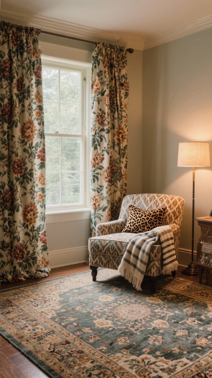 How to Style an Anthropologie Home Inspired Maximalist Living Room That ...