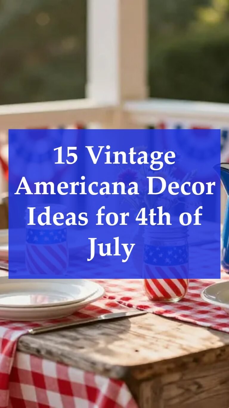 15 Vintage Americana Decor Ideas for 4th of July Celebrations – Cozy ...