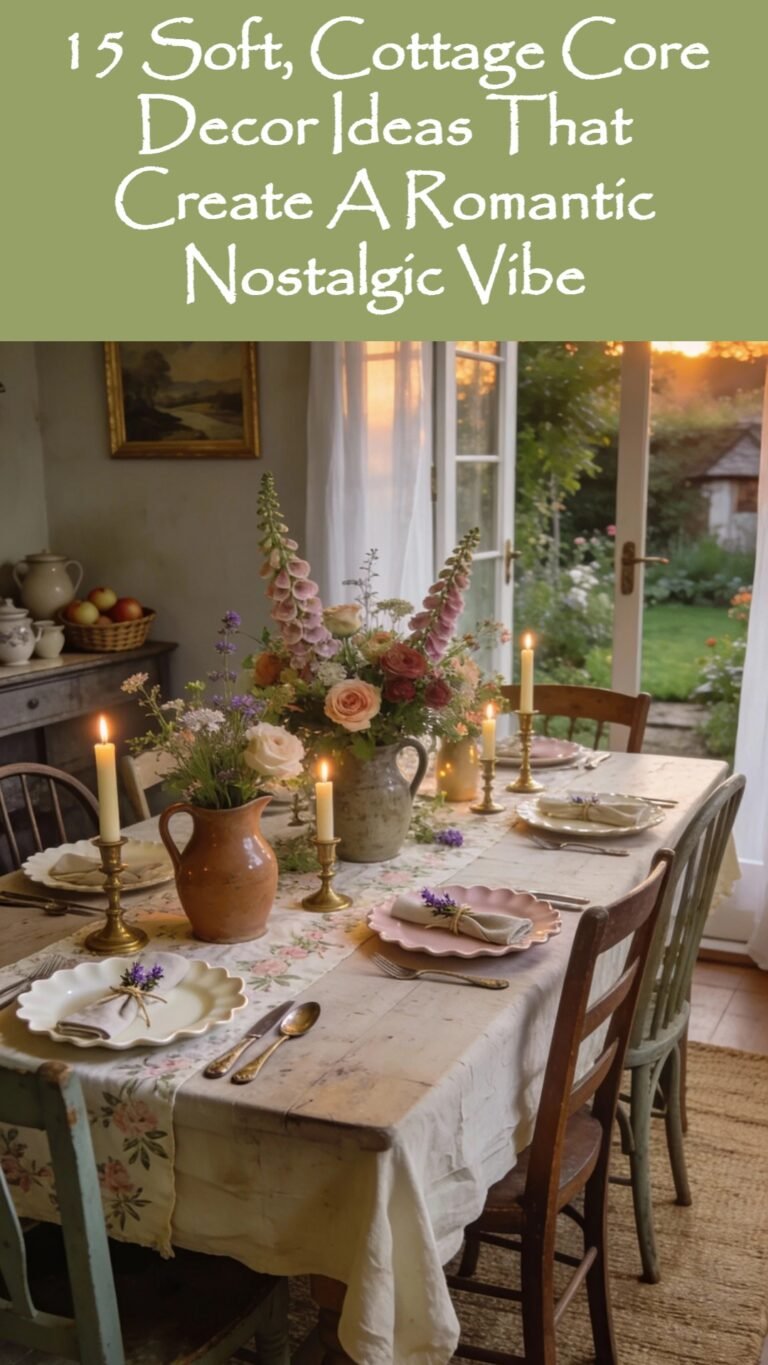 15 Soft, Cottage Core Decor Ideas That Create A Romantic Nostalgic Vibe ...